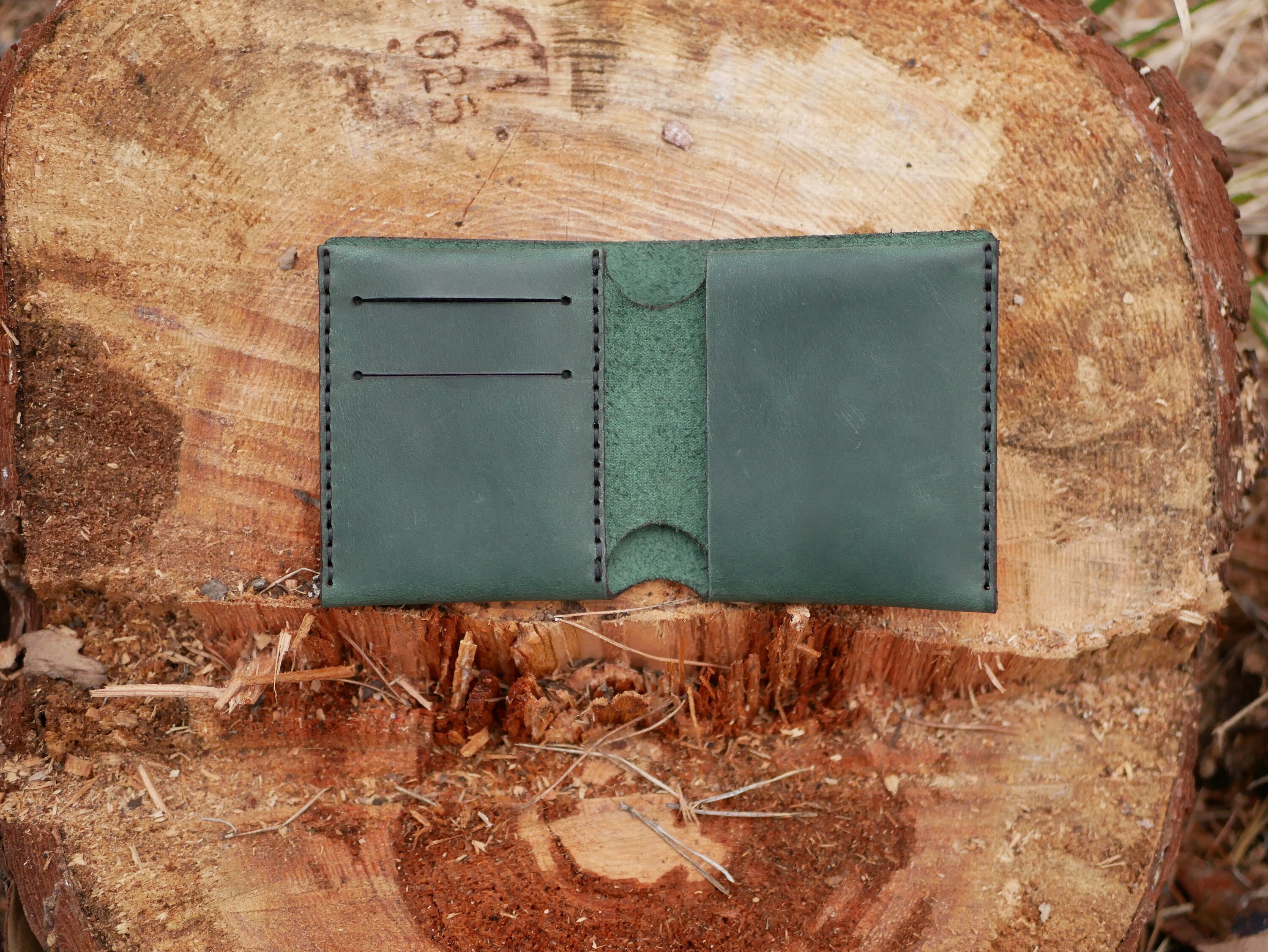 Leather wallet men small leather wallet woman mens leather | Etsy