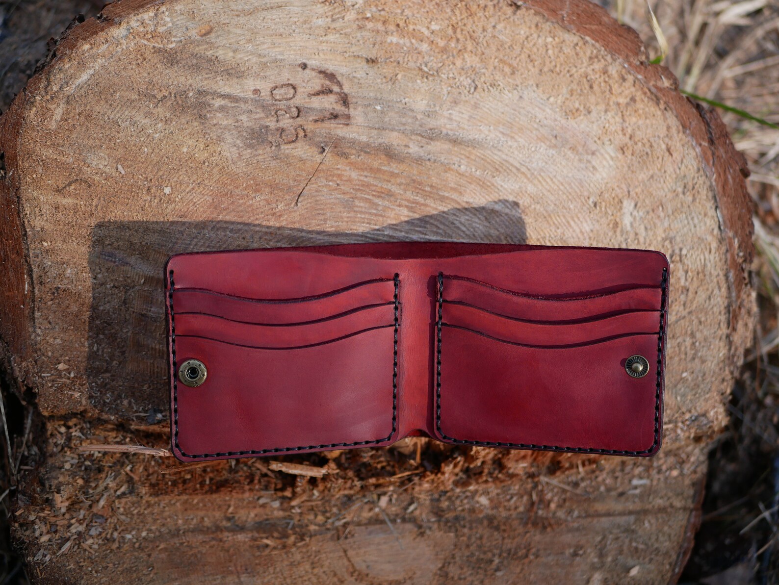 Leather wallet mens Personalized leather wallet leather | Etsy