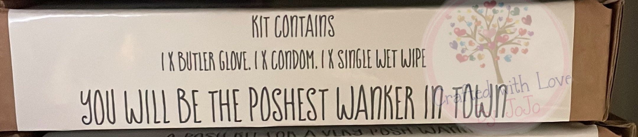 Posh Wank Kit, Funny Rude Joke Gift, Rude Offensive Gift for the Man in ...