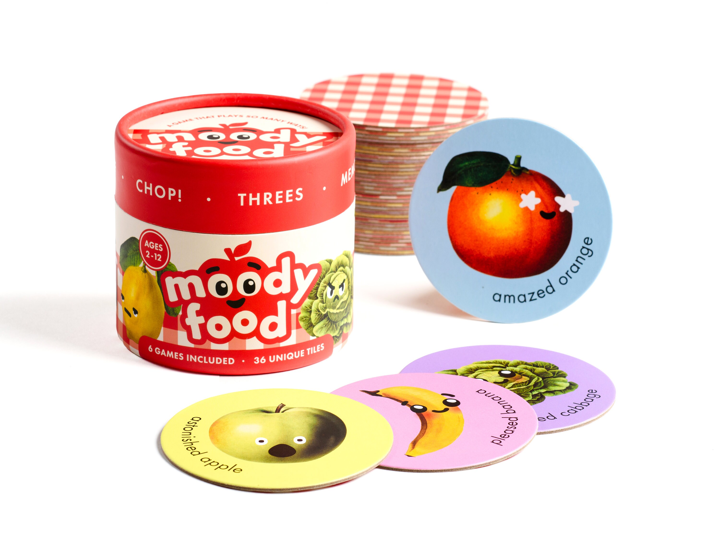 Moody Food - A New Twist Classic Card Games Set of 6 Games for Family ...