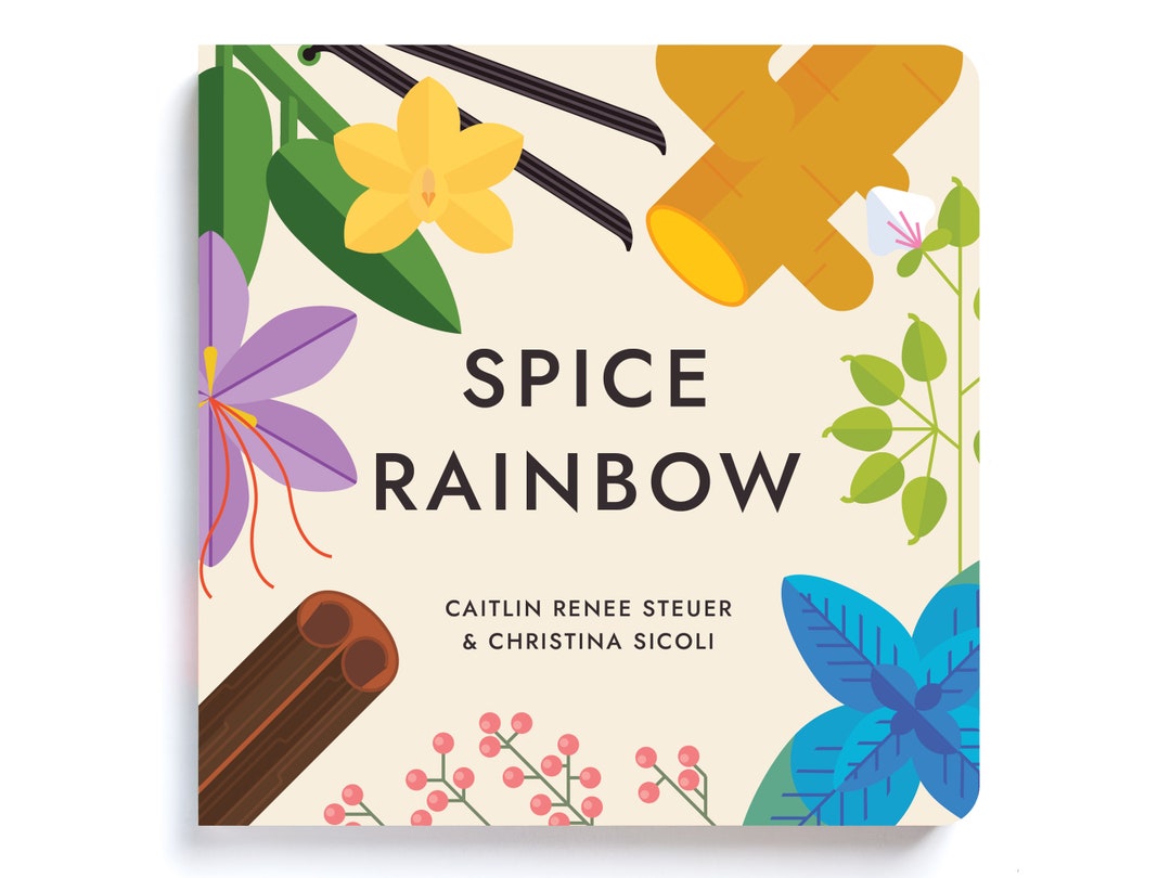 Spice Rainbow Board Book Poems About Color & Food Facts for Early ...