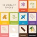 Spice Rainbow Board Book Poems About Color & Food Facts for Early ...