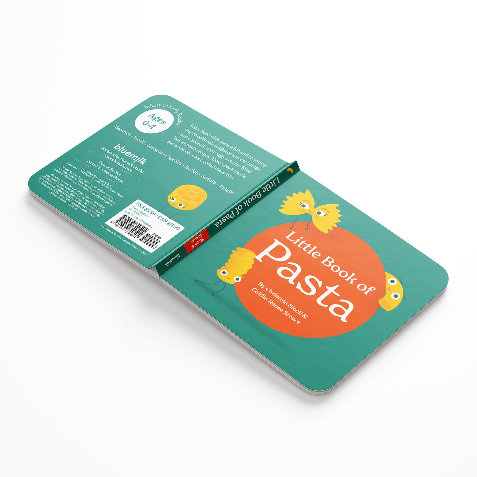 Little Book of Pasta: Exploration of Pasta Shapes for Babies - Etsy