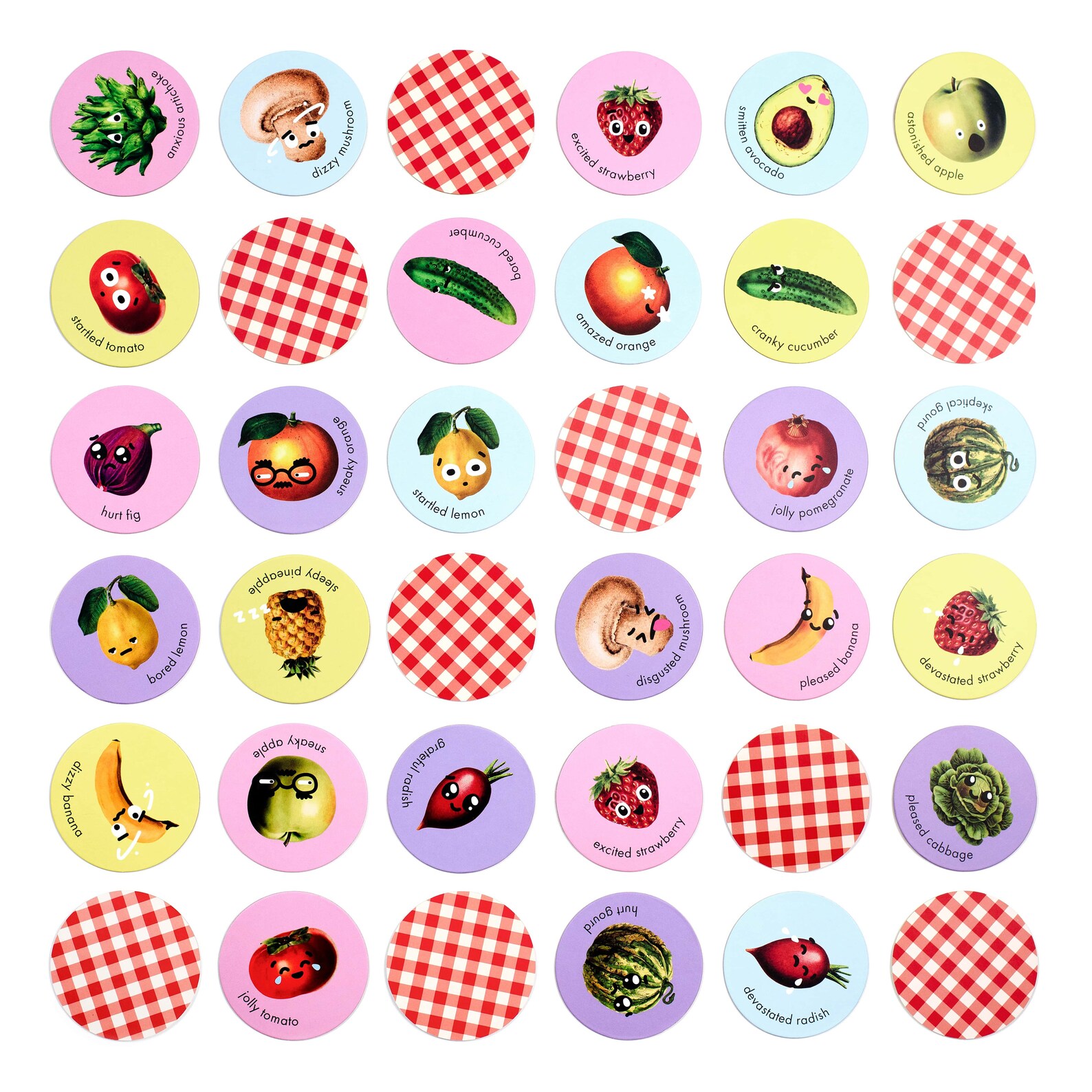 Moody Food - A New Twist Classic Card Games Set of 6 Games for Family ...