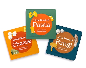 Little Books Collection Future Foodie 3 Board Book Set Italian Pasta ...