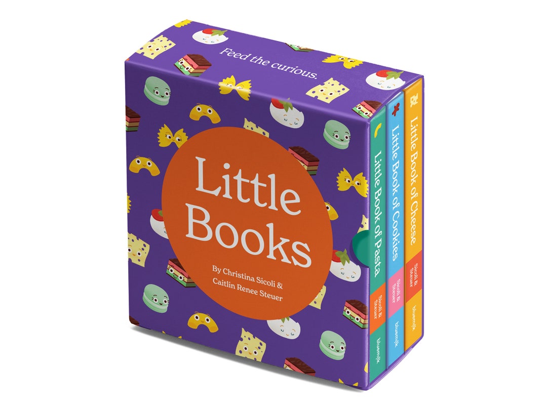 Little Books Collection Future Foodie 3 Board Book Set Italian Pasta ...