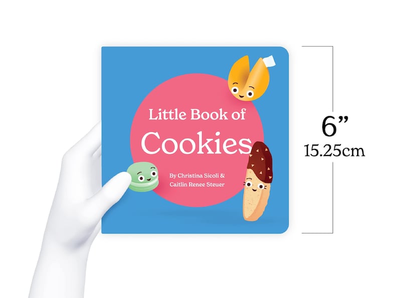 Little Book of Cookies Children's Board Book Poems for Cooking Kid Chef ...