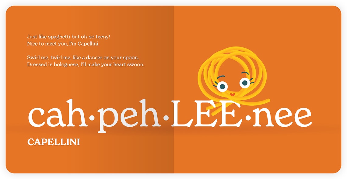 Little Book of Pasta: Exploration of Pasta Shapes for Babies - Etsy