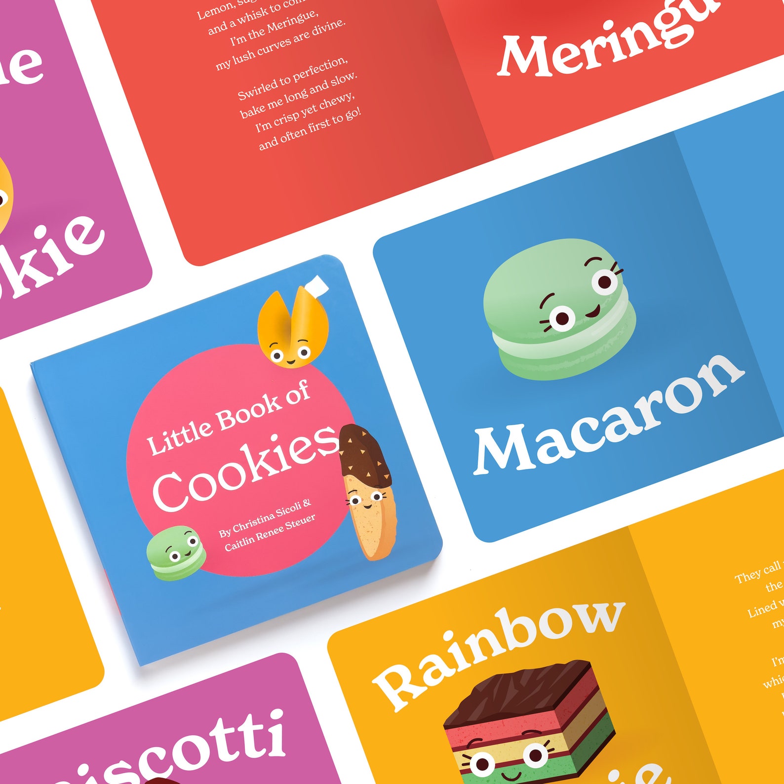 Little Book of Cookies Children's Board Book Poems for Cooking Kid Chef ...