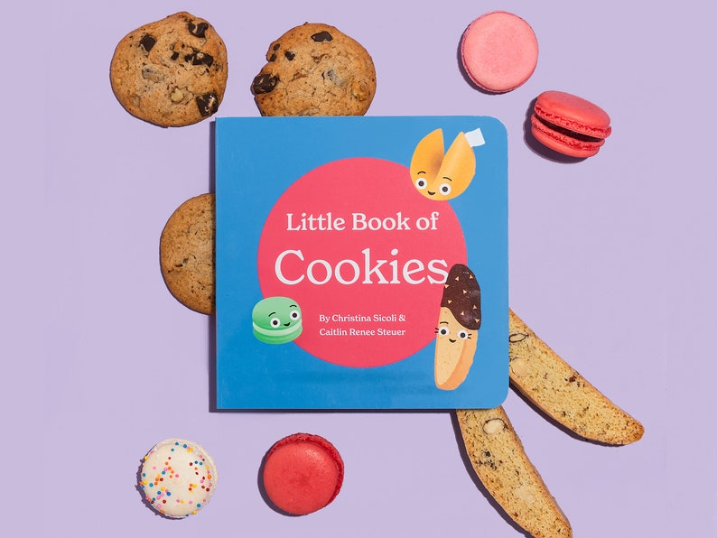 Little Book of Cookies: Children's Board Book, Foodie Poems - Etsy