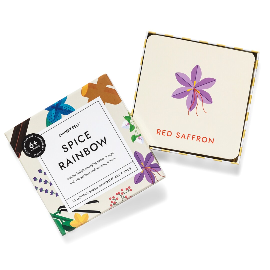 Spice Rainbow Art Cards Sensory Learning Toy Exploring Color Through ...