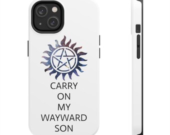 Supernatural Sam & Dean Mugshot Tough Phone Case Supernatural Merch the ...