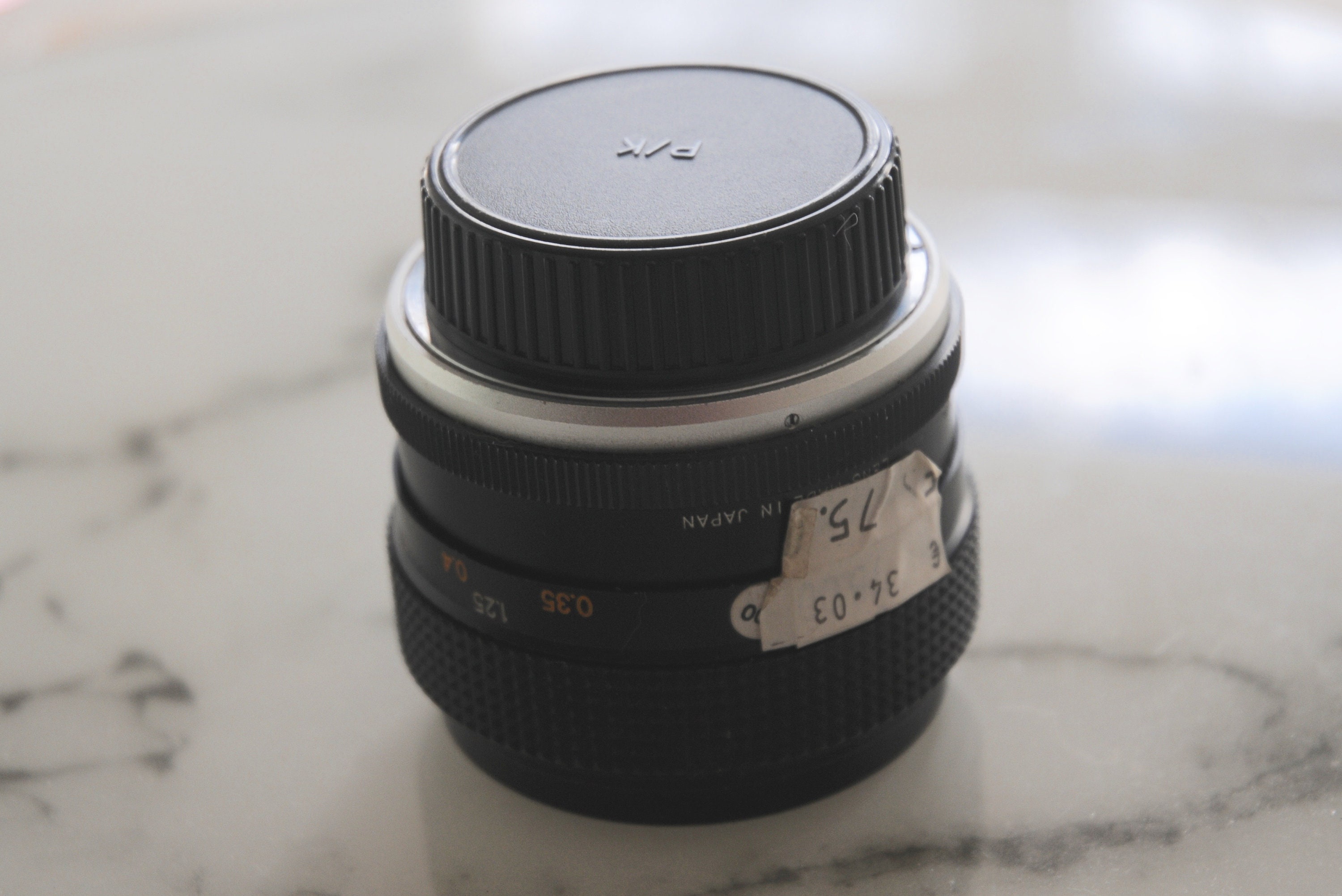 Kenlock Prime Lens 28mm / F:2.8 for P/K Bayonet in Reasonable Condition ...