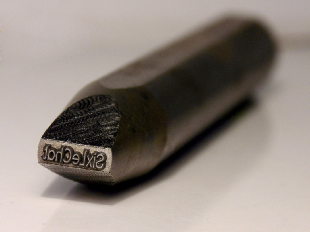 Custom TEXT Steel Stamp - Punch - Etsy