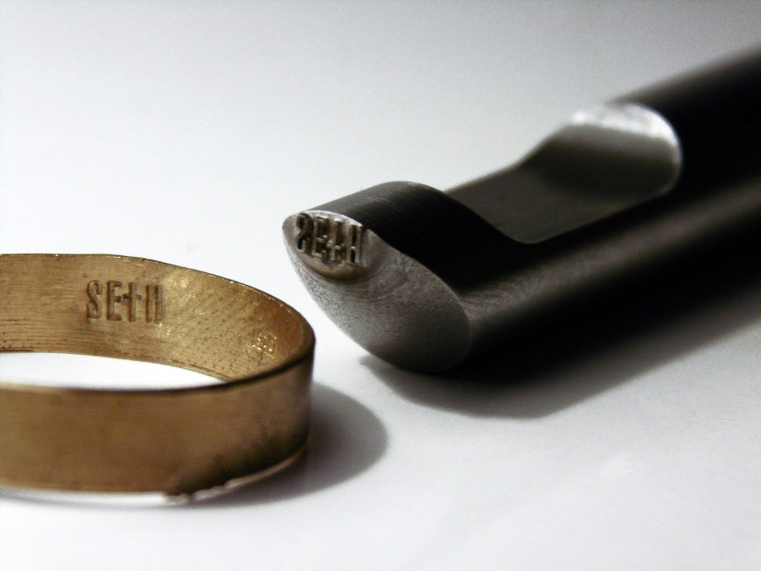 Custom Design Logo Inside Ring Jewelry Stamp - Steel Metal Stamp - Etsy
