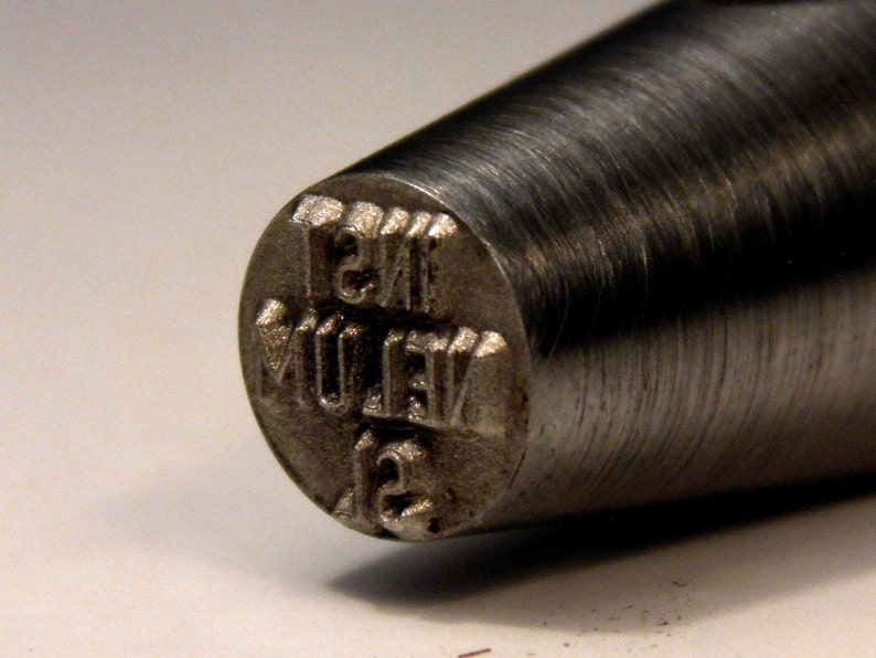 Custom TEXT Steel Stamp - Punch - Etsy