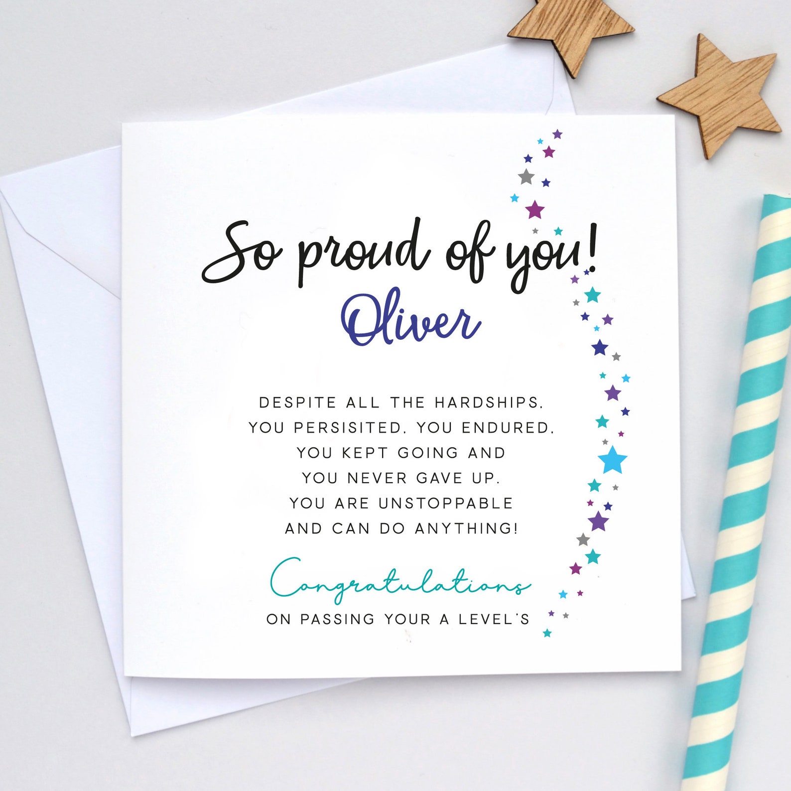 Exam Congratulations Card A Level A Level Results Card Exam - Etsy
