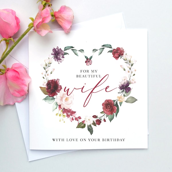 Wife Birthday Card - Etsy