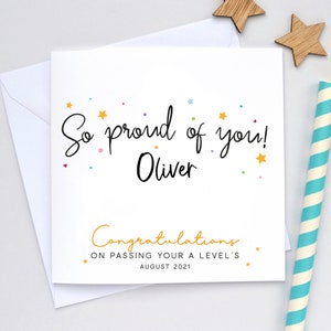 A Level Exam Results Card Exam Congratulations Card GCSE - Etsy