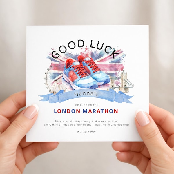 Good Luck Marathon - Etsy UK