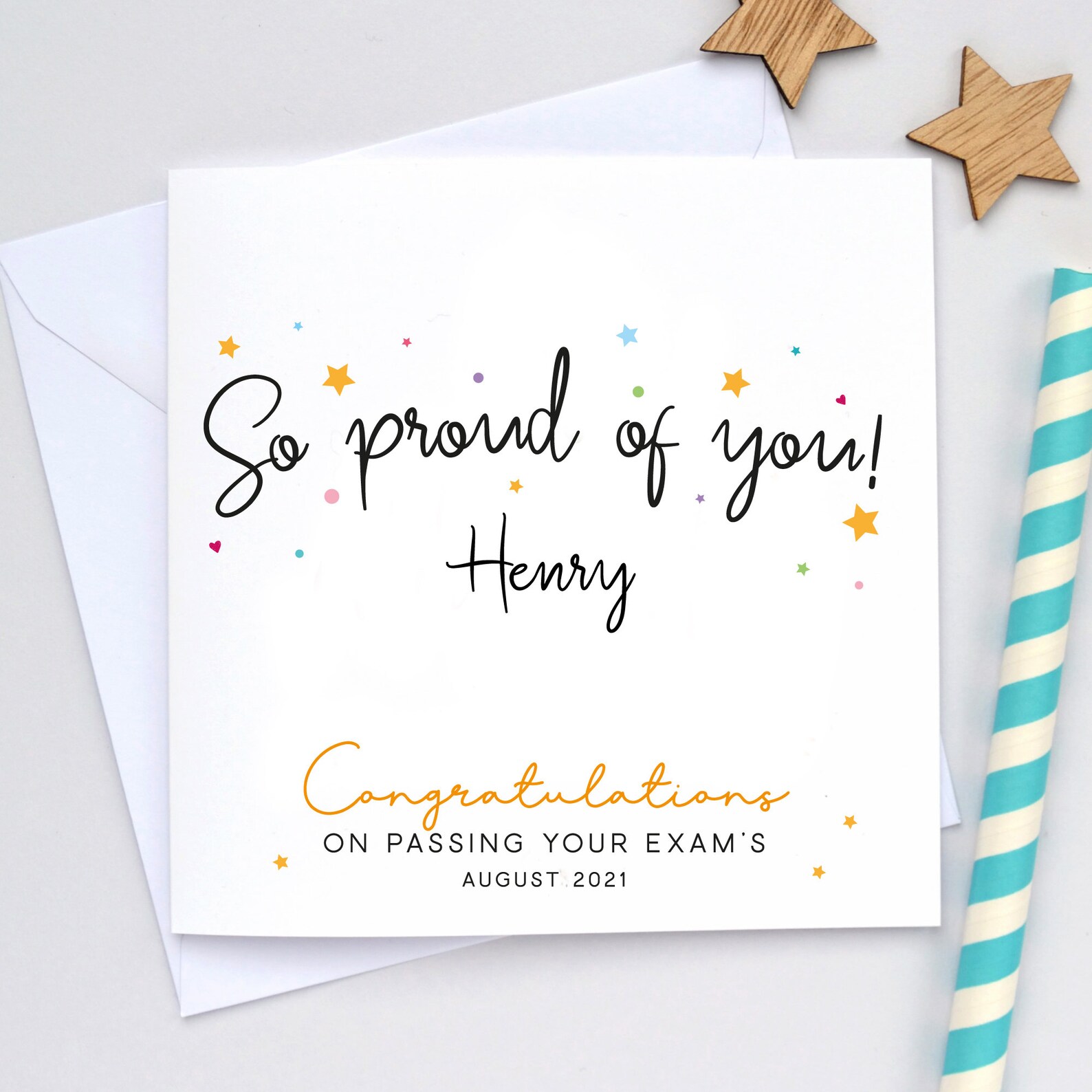 A Level exam results card Exam Congratulations card GCSE | Etsy
