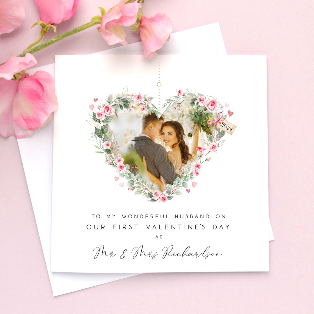 Husband First Valentines Day Married Card, First Valentines as Mr and ...