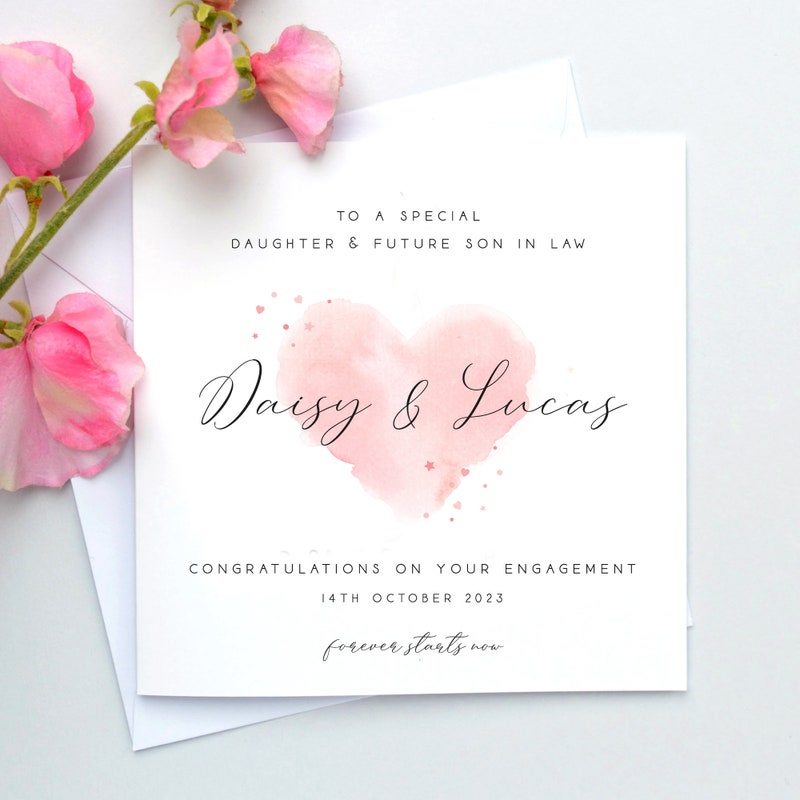 Engagement Card - Etsy