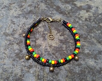 Rastafarian jewelry | Etsy