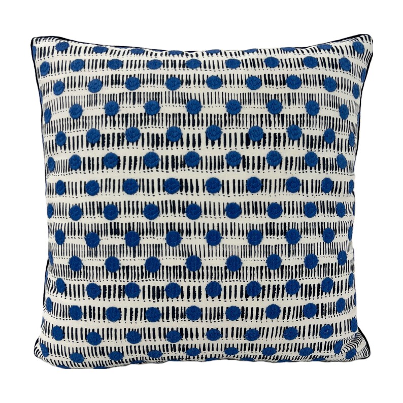 Rebecca Atwood Dot Dash Fabric in Navy/blue Decorative High - Etsy