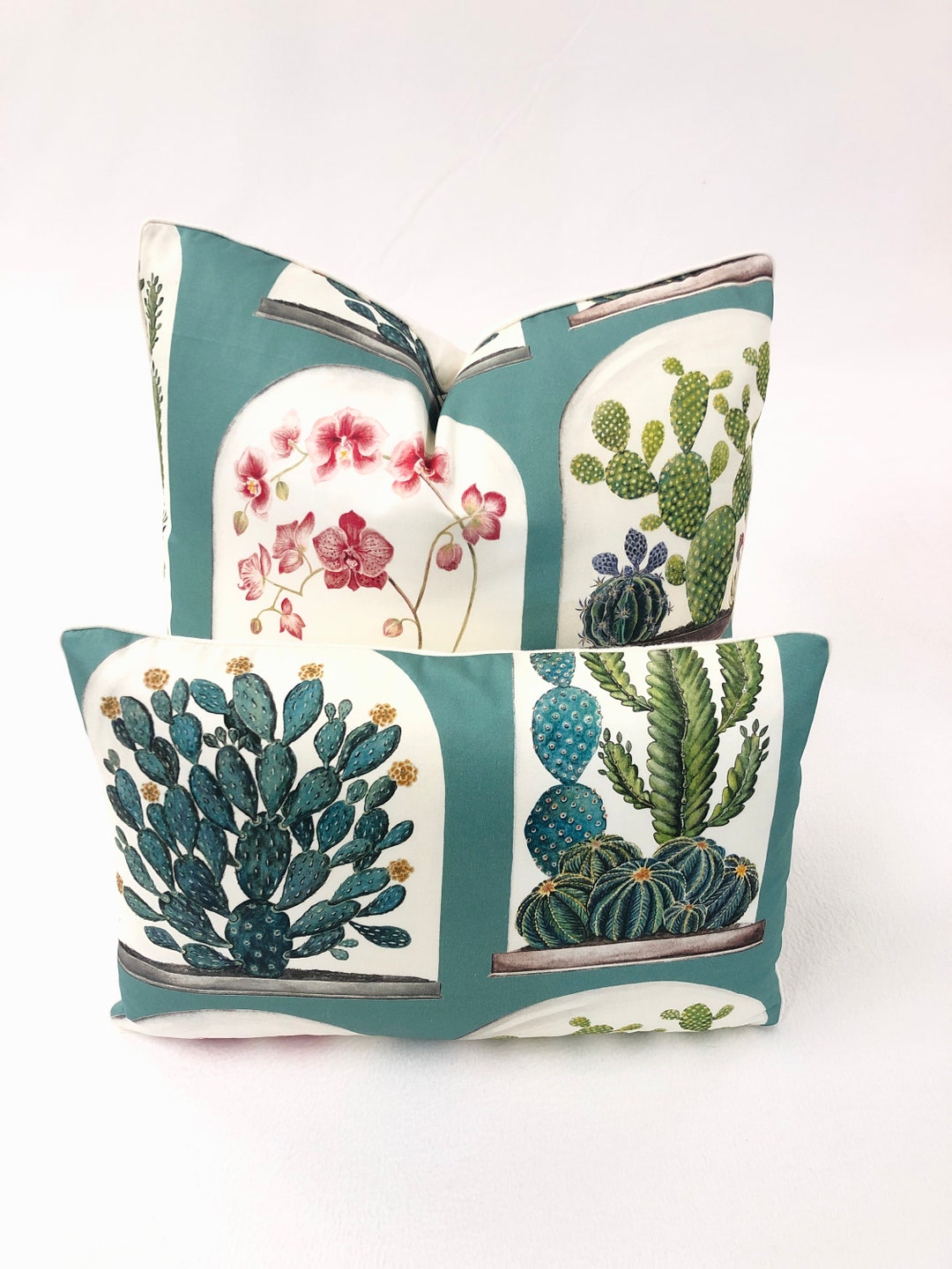 Sanderson, Terrarium Eucalyptus/bengal, Decorative High End Pillow ...