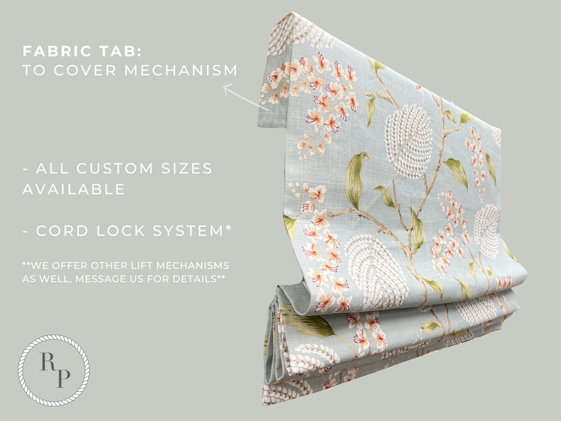 Custom Colefax & Fowler Atwood Roman Shades 100% Linen Roman - Etsy