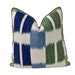 Pillow Cover, Décor Barbares, Rayures Datcha in Green & Blue Pillow ...