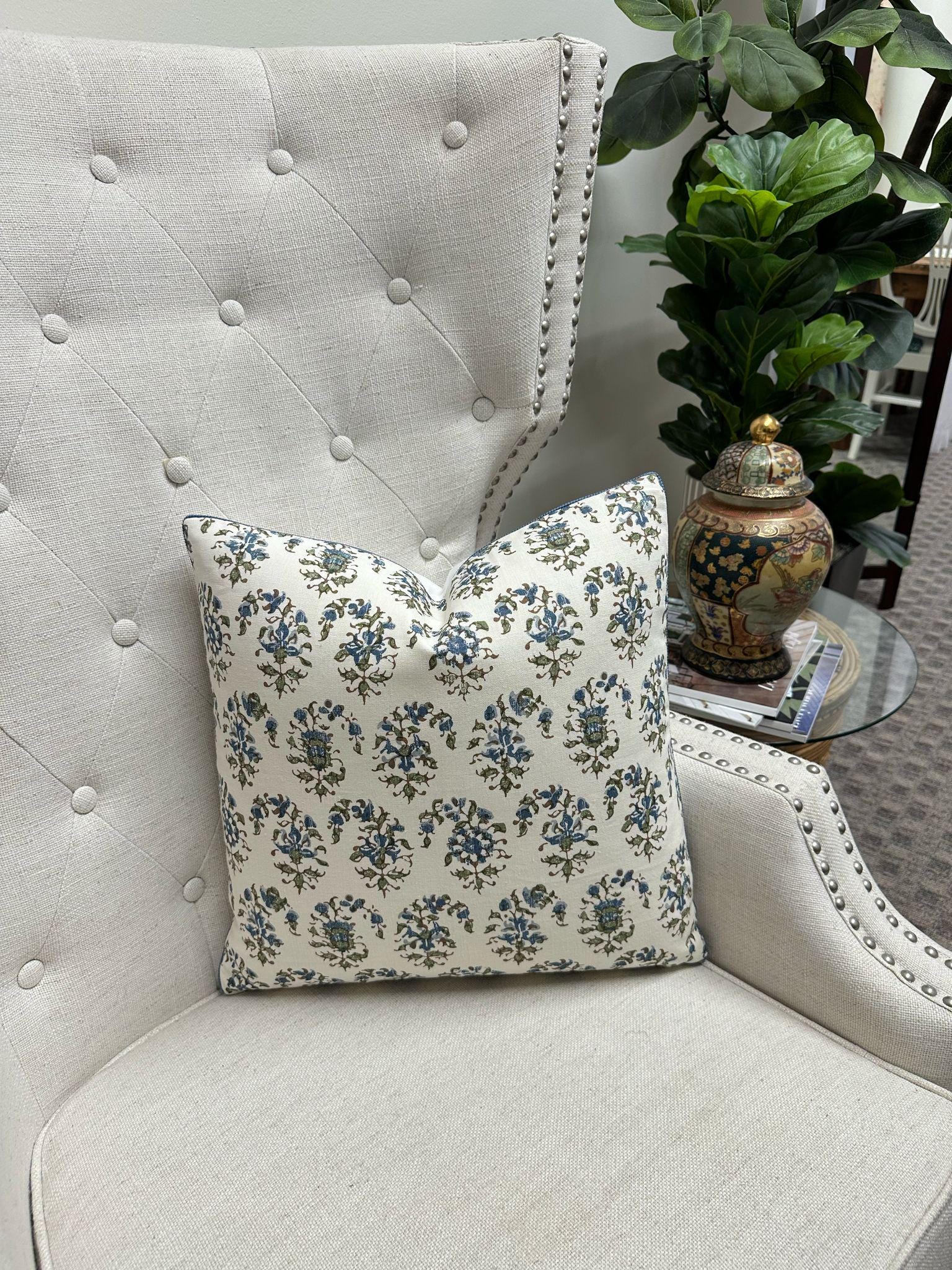 Namay Samay - Sanobar in Mayan - Pillow Cover Designer Fabric ...