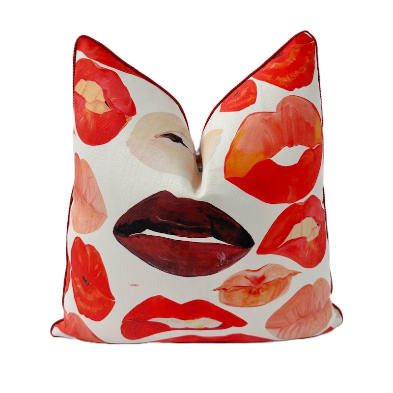 Lips Pillow - Etsy