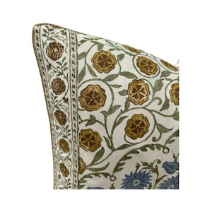 Lee Jofa - Sameera in Sapphire/gold - Pillow Cover // MADE TO ORDER ...