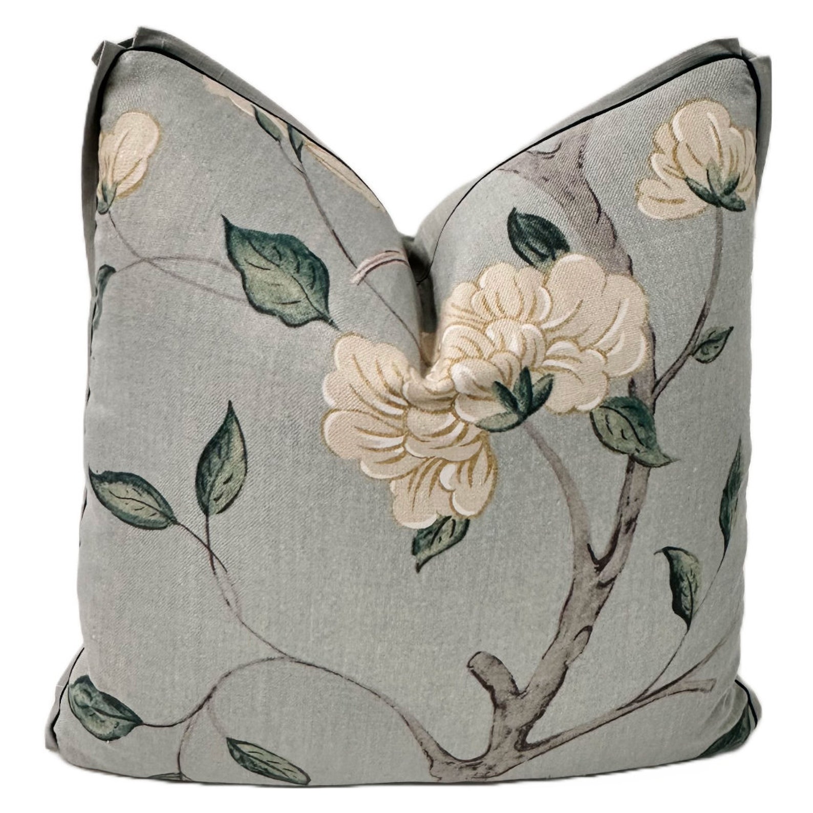 Pillow Cover, Zoffany Pillow Cover, Eleonora Stockholm in Blue Pillow ...