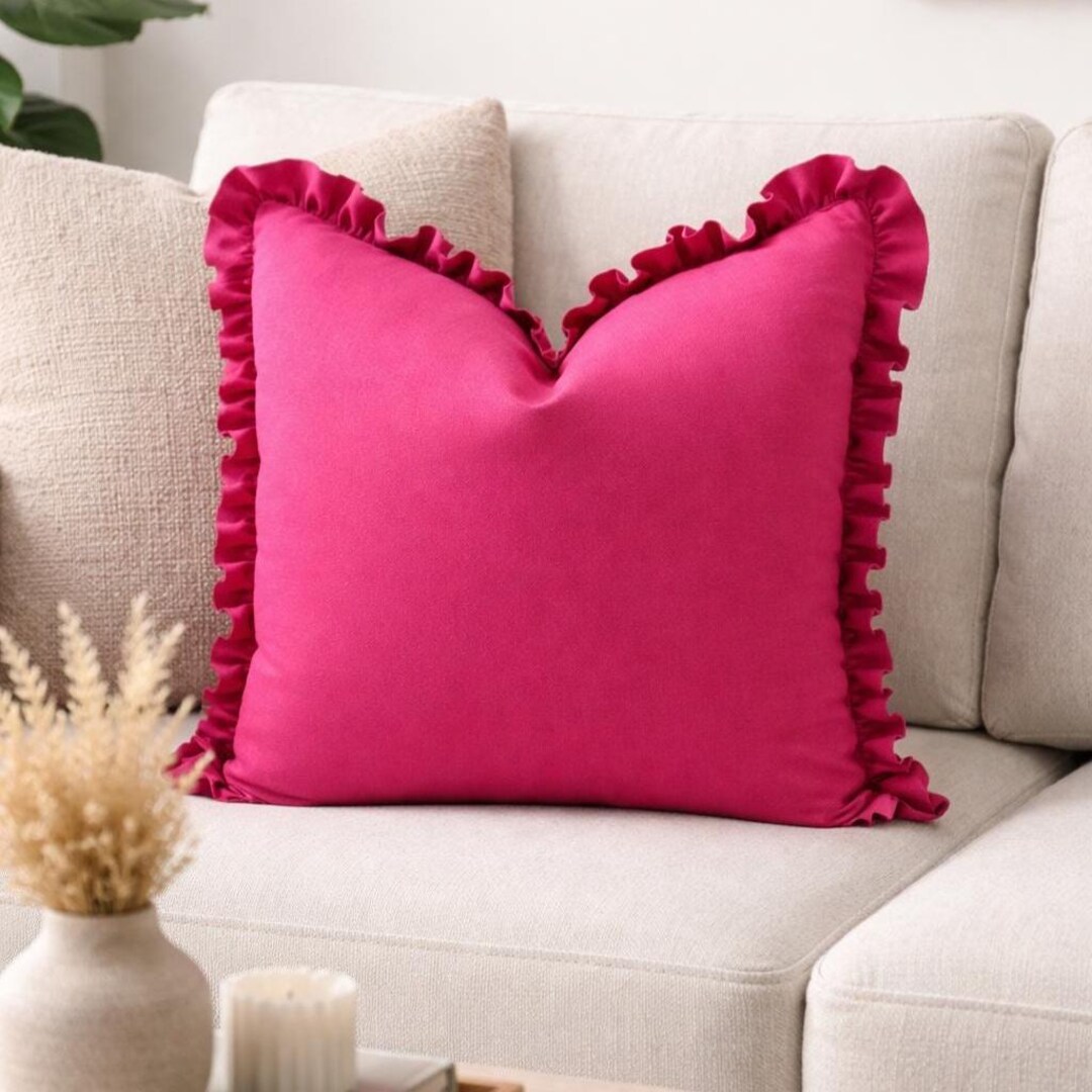 Carleton Varney - Mary Ryan in Hot Pink - Handcrafted Designer Throw ...