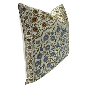 Lee Jofa - Sameera in Sapphire/gold - Pillow Cover // MADE TO ORDER ...