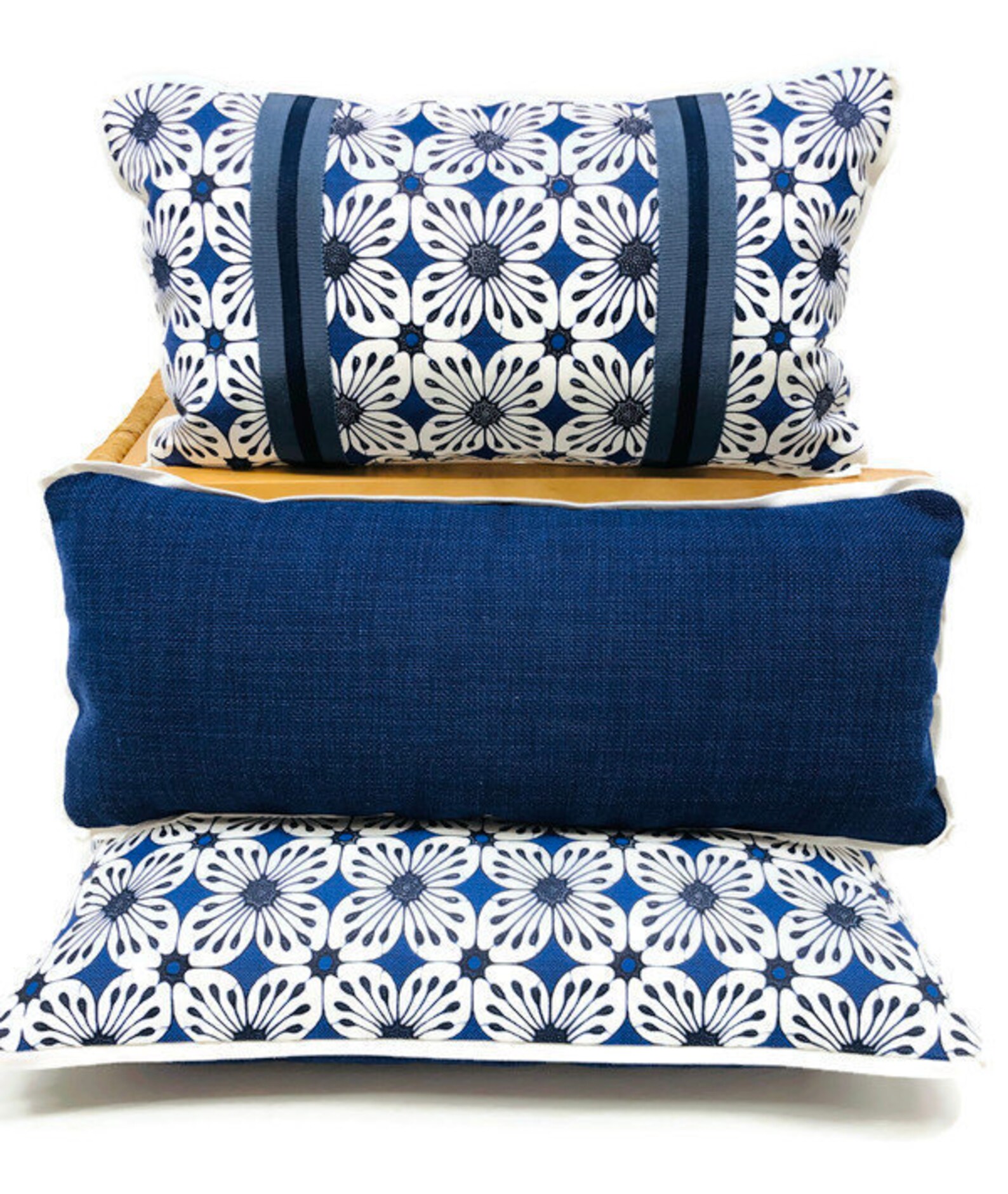 Pillow Cover, Quadrille Pillow Cover, China Seas Barbados Batik New ...