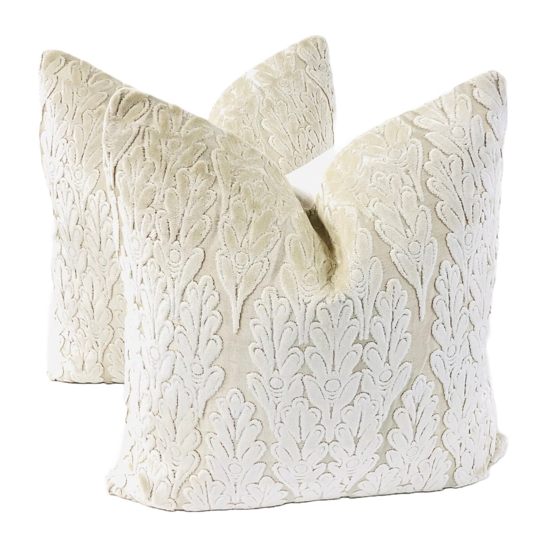 Vintage Gold Velvet Applique, Decorative High End Pillow Covers ...