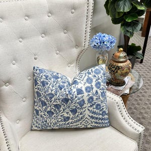 Lee Jofa - Sameera in Blue/indigo - Pillow Cover // MADE TO ORDER ...