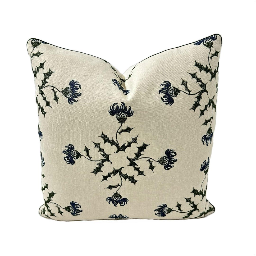 Heather Chadduck - Thistleton in Juniper - Pillow Cover // MADE TO ...