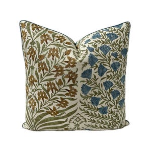 Lee Jofa - Sameera in Sapphire/gold - Pillow Cover // MADE TO ORDER ...