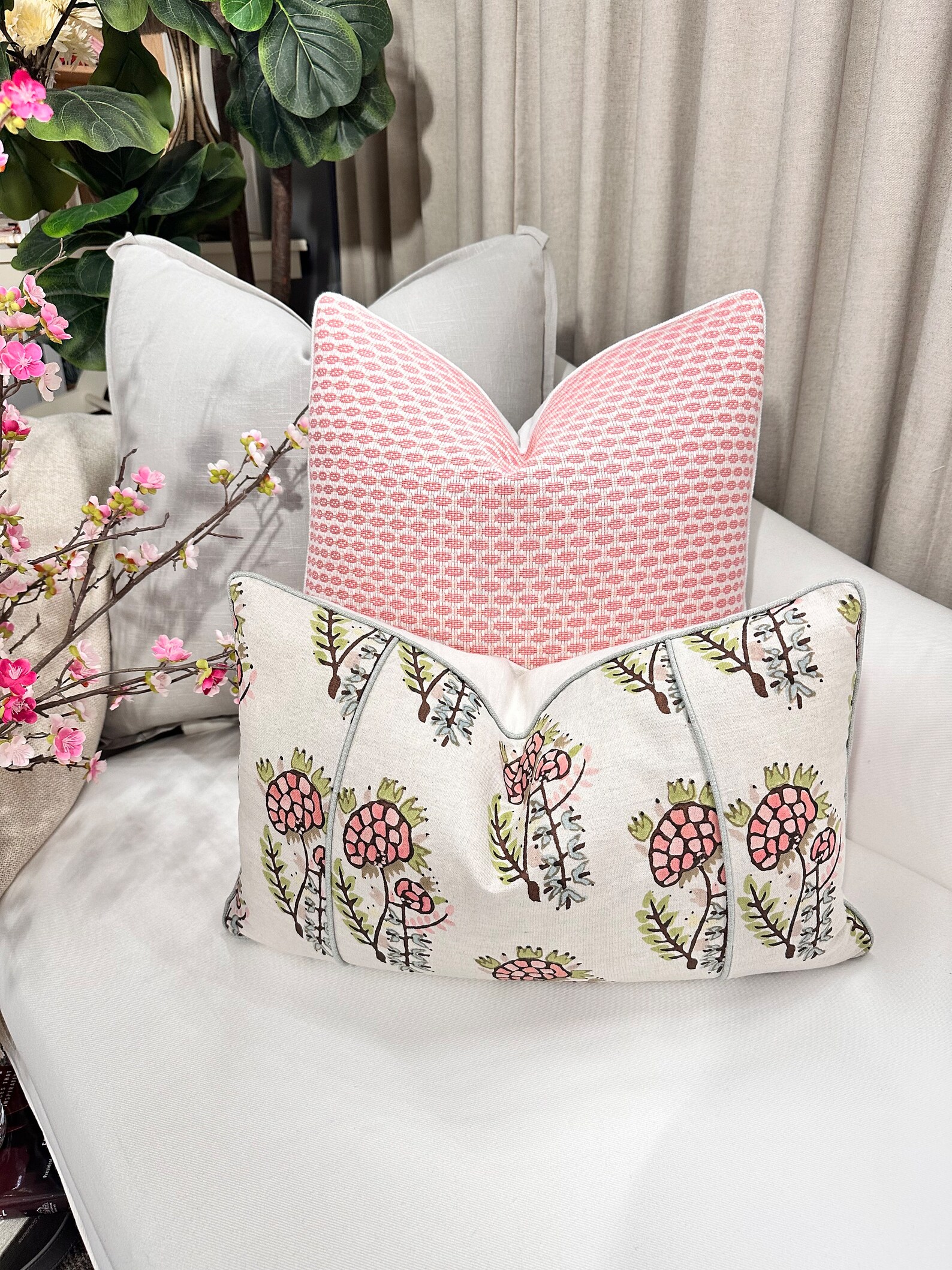 Hickox Schumacher Pillow Cover – Designer Fabric Decorative Throw ...