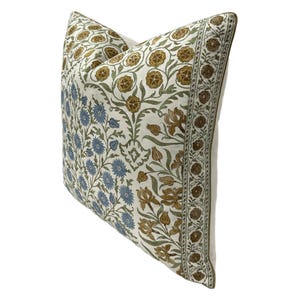 Lee Jofa - Sameera in Sapphire/gold - Pillow Cover // MADE TO ORDER ...