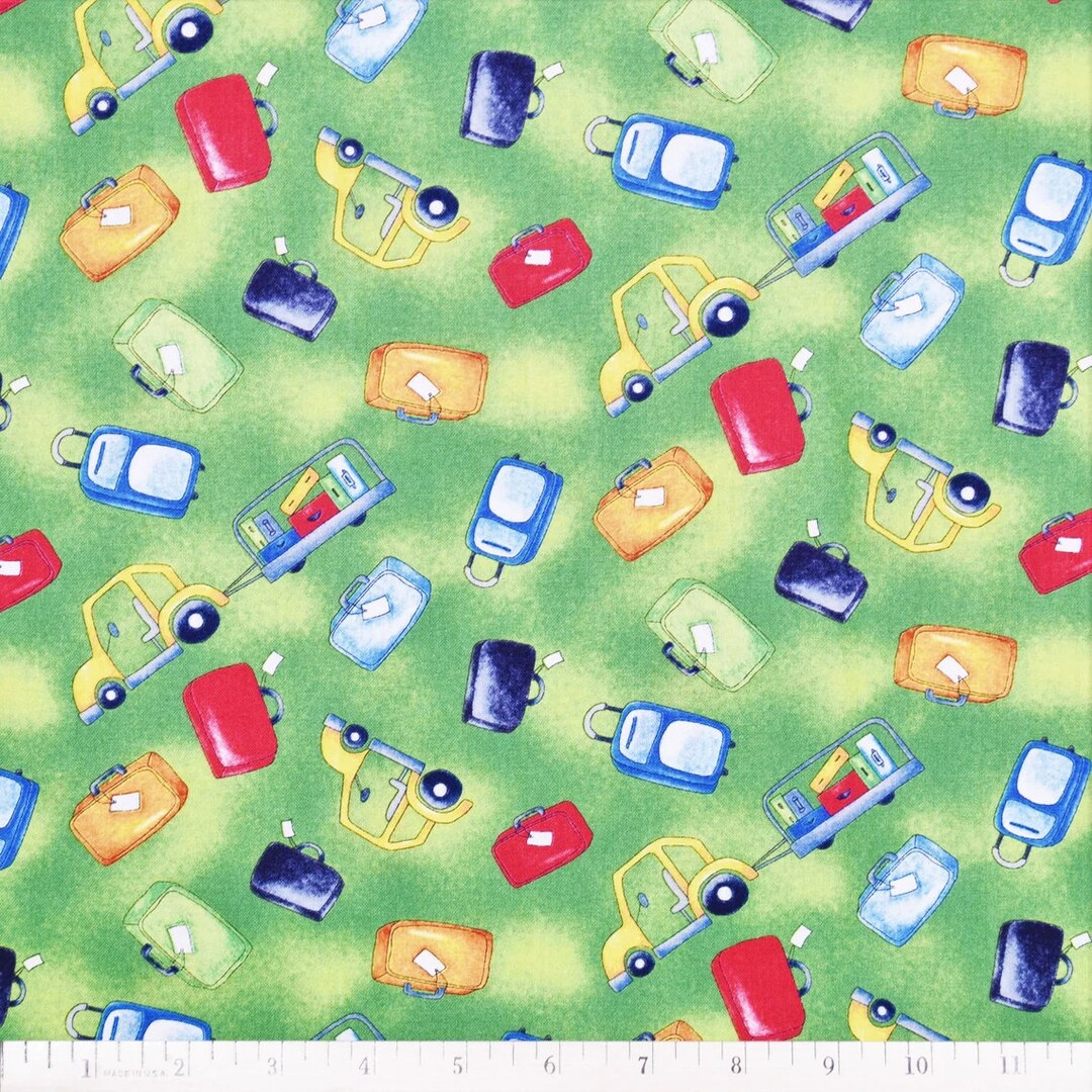 Airplane Fabric Ready for Take off 100% Cotton Fabricby the Yard From ...