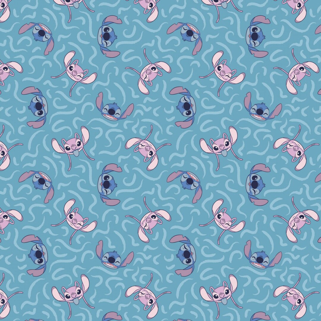Disney Lilo & Stitch Blogger Go With the Flow Toss in Blue 100% Cotton ...