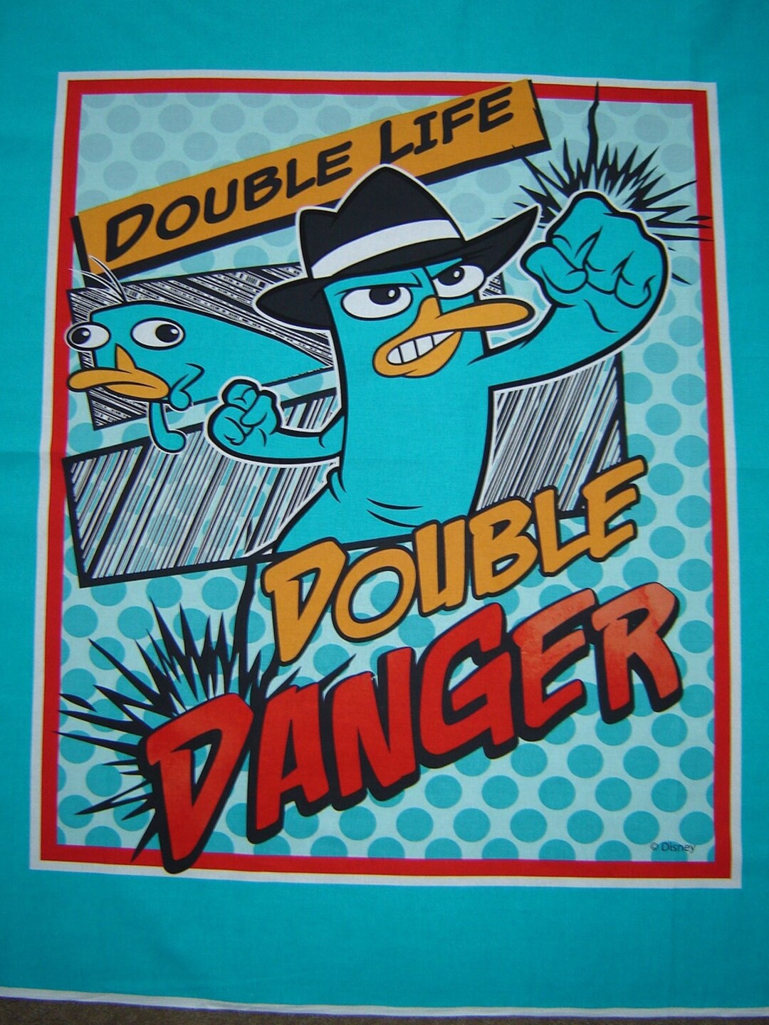 Agent P Fabric Panel Double Danger 100% Cotton Fabric From Springs ...