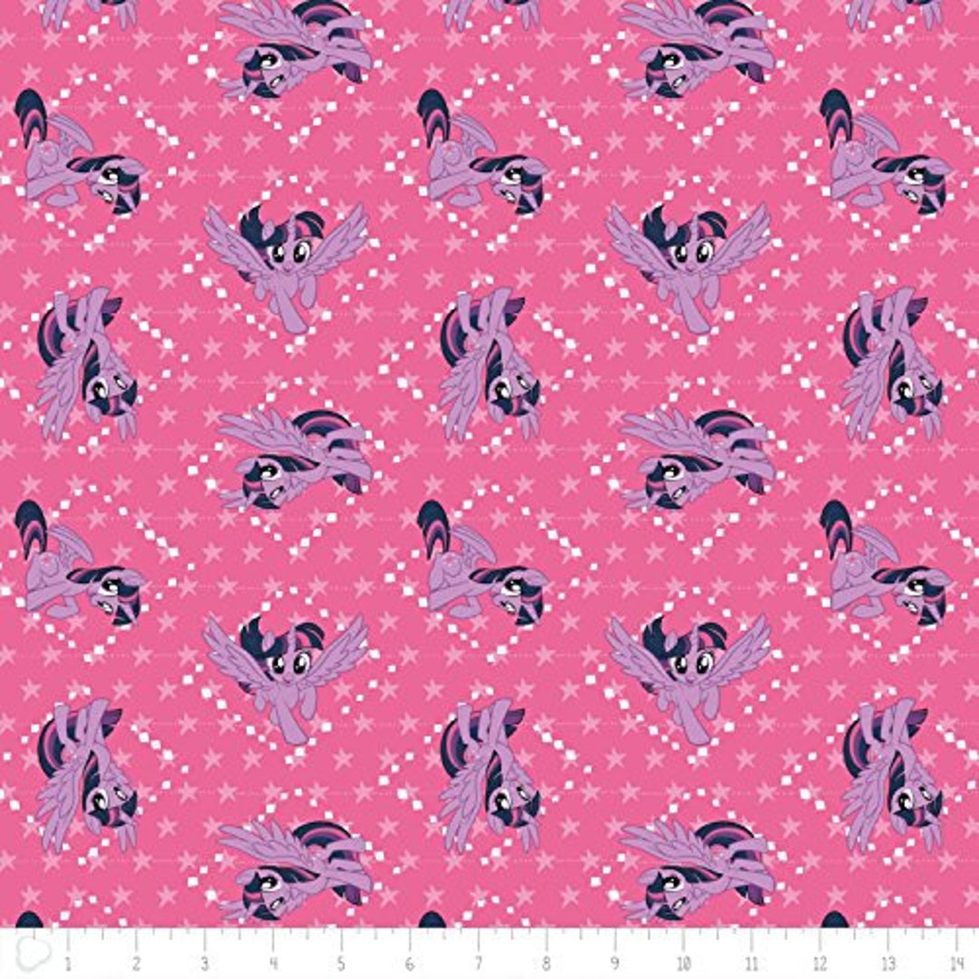 My Little Pony Fabric Twilight Sparkle in Pink Premium Quality 100% ...