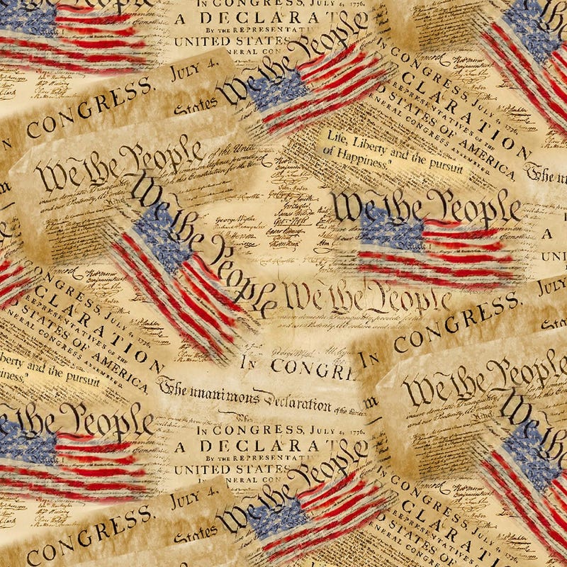Constitution Fabric - Etsy